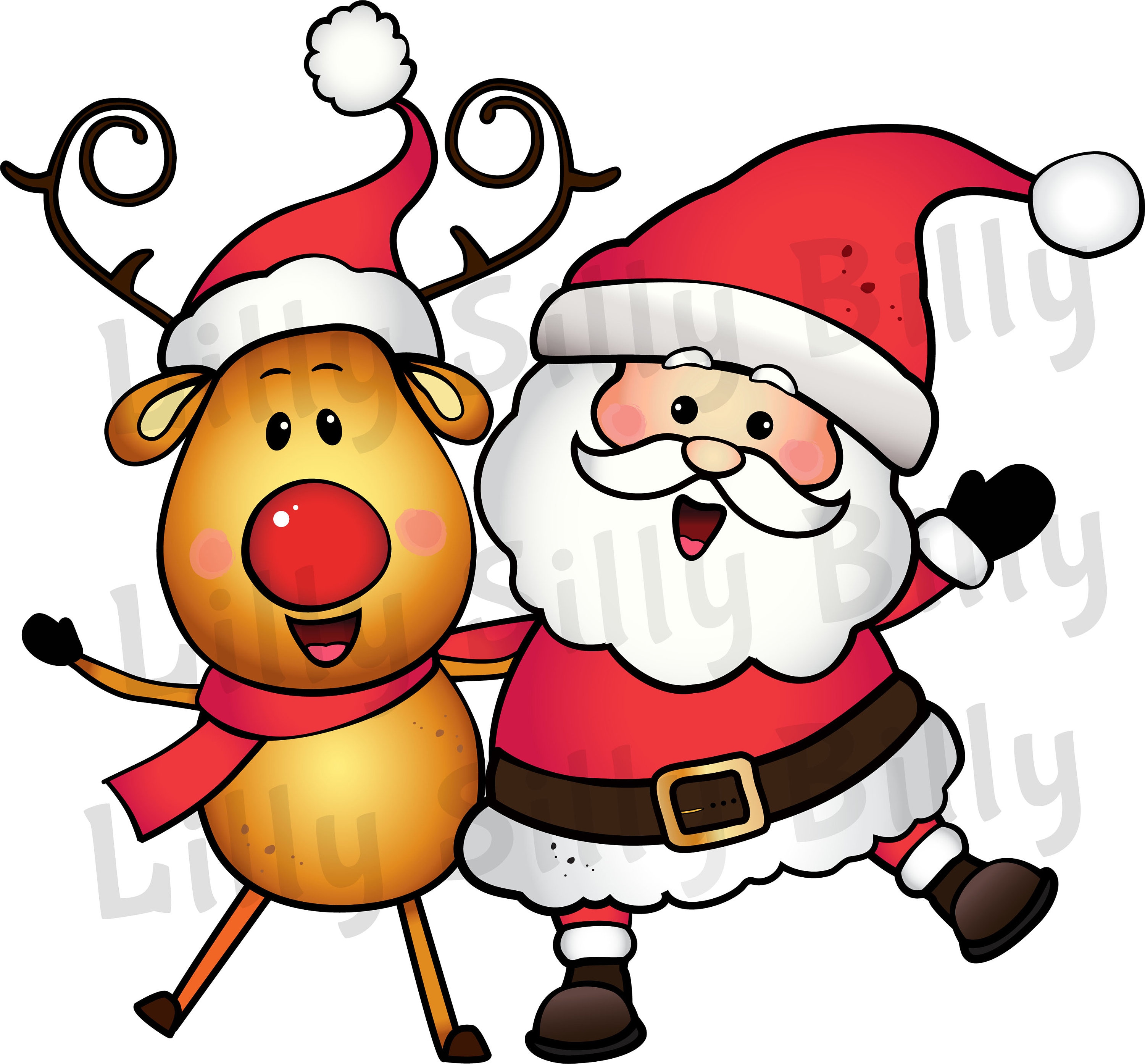 Jingle Bells Black and White STAMPS & Full Color Clipart - Etsy