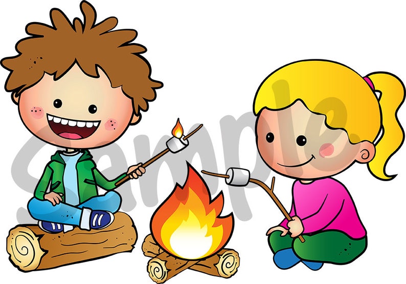 Let's Go Camping! - Clipart - Super Sweet Clip Art for Small Commercial ...