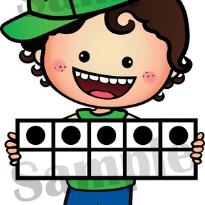 TWENTY FRAME Kids. 60 Image Clipart BUNDLE. 0-20 Counting Frames, Plus ...