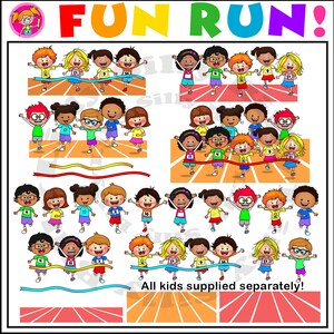 Fun Run! - 48 Images (full Color & Black/white Combined). Vibrant ...