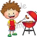 SUMMER BBQ Clipart for Small Commercial and Education Use. Images to ...