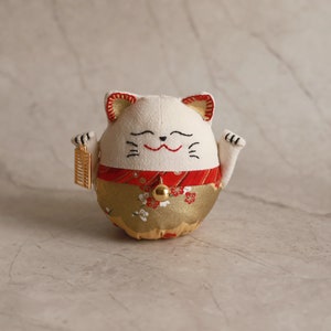 DIY Fortune Cat Craft Kit: Embroidery Sewing Project - Etsy