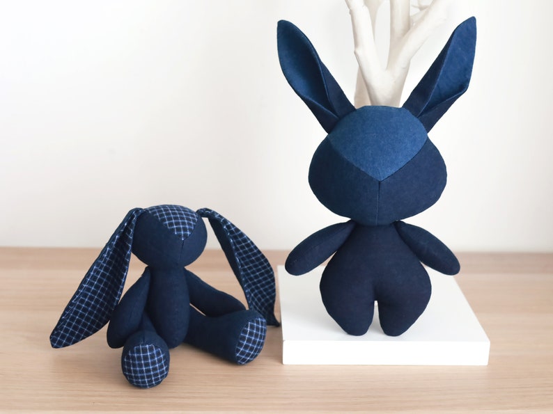 Bunny Dolls Paper A4 Sewing Pattern 2 Styles and Detailed - Etsy