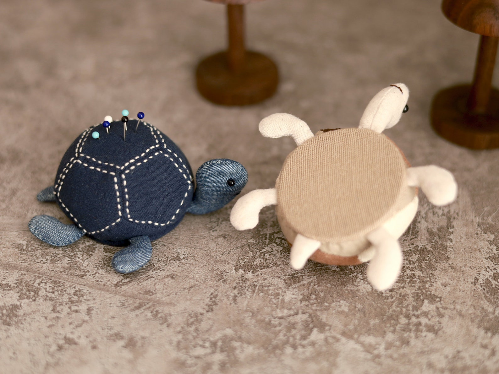 Turtle Pincushion PDF Sewing Pattern and Tutorial Scrap - Etsy