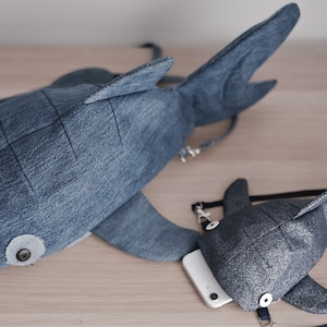 Whale Shark Bag Digital PDF Sewing Pattern: Backpack or Crossbody - Etsy