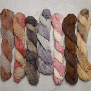 Natural Plant Dyed Sashiko Thread | Embroidery Floss - Variegated ...