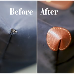 Leather Bag Corner DIY Repair Kit: Real Leather Patches - Etsy