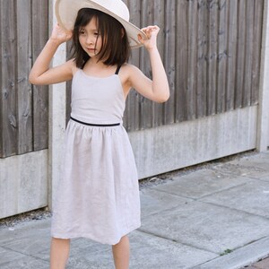 Open Back Summer Dress 2-10 Years Linen Dress Paper Sewing - Etsy UK