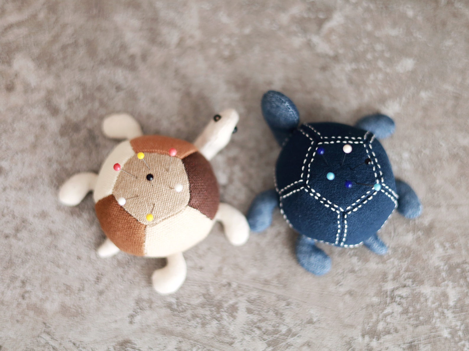 Turtle Pincushion PDF Sewing Pattern and Tutorial Scrap - Etsy