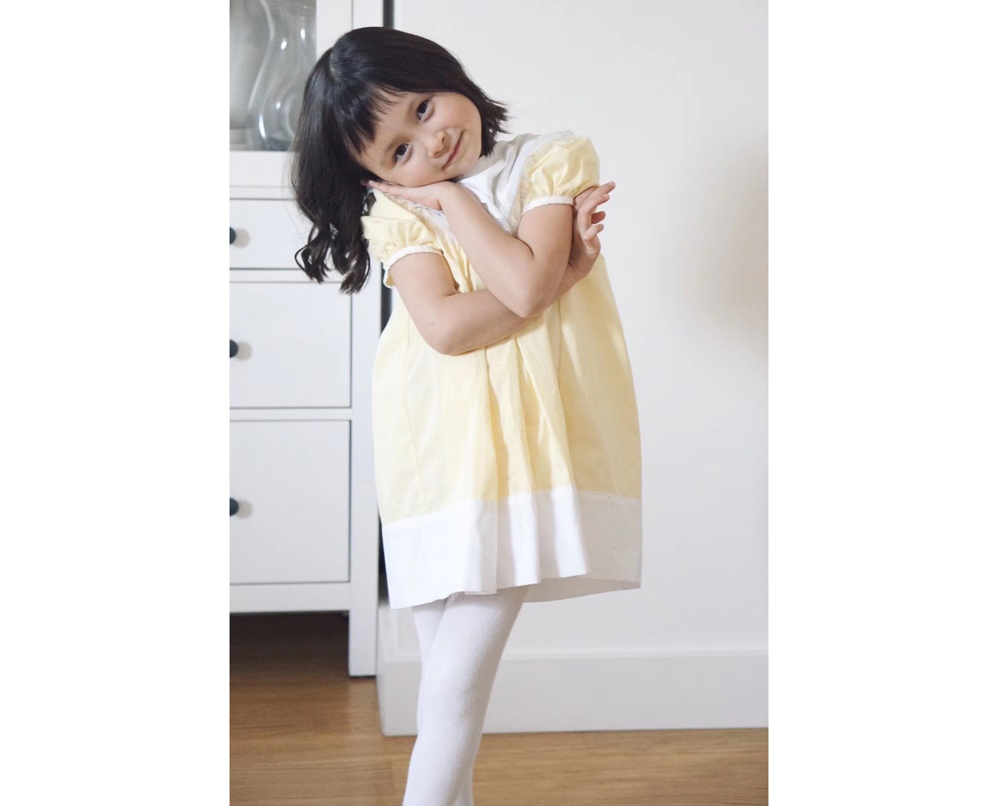 Vintage Dress With Scalloped Collar for Girl & Baby Girl 6 - Etsy UK