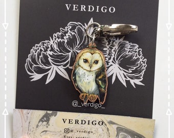 Owl Keychain - Etsy