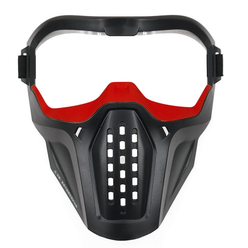 AK Tactical Face Safety Mask for Nerf War Kids Wear Glasses | Etsy