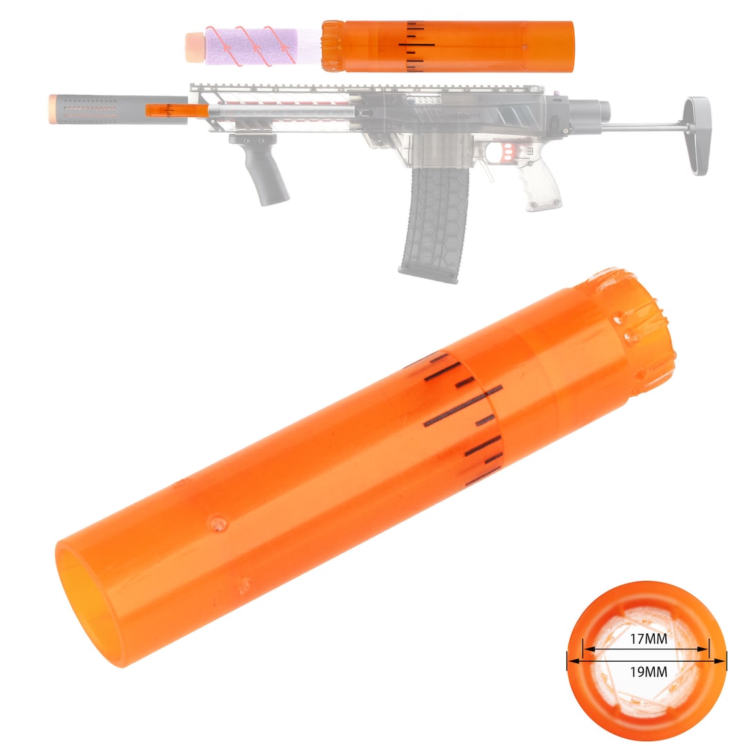 Worker MOD Plastic Adjustable Scar Muzzle Tube Short Darts Stefan Kit ...