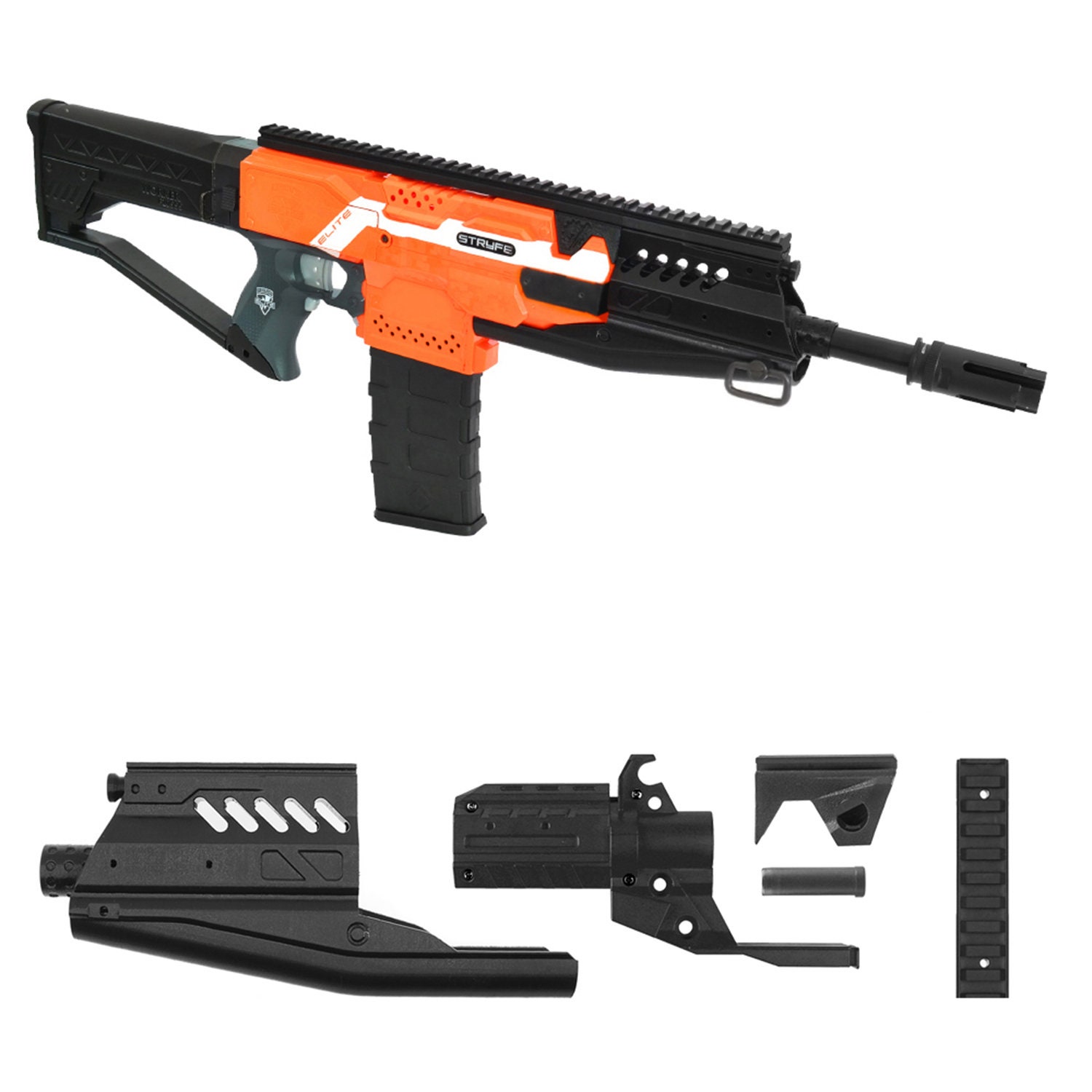 Worker MOD F10555 Halo M412 DMR 3D Printing Barrel Jacket Kit | Etsy