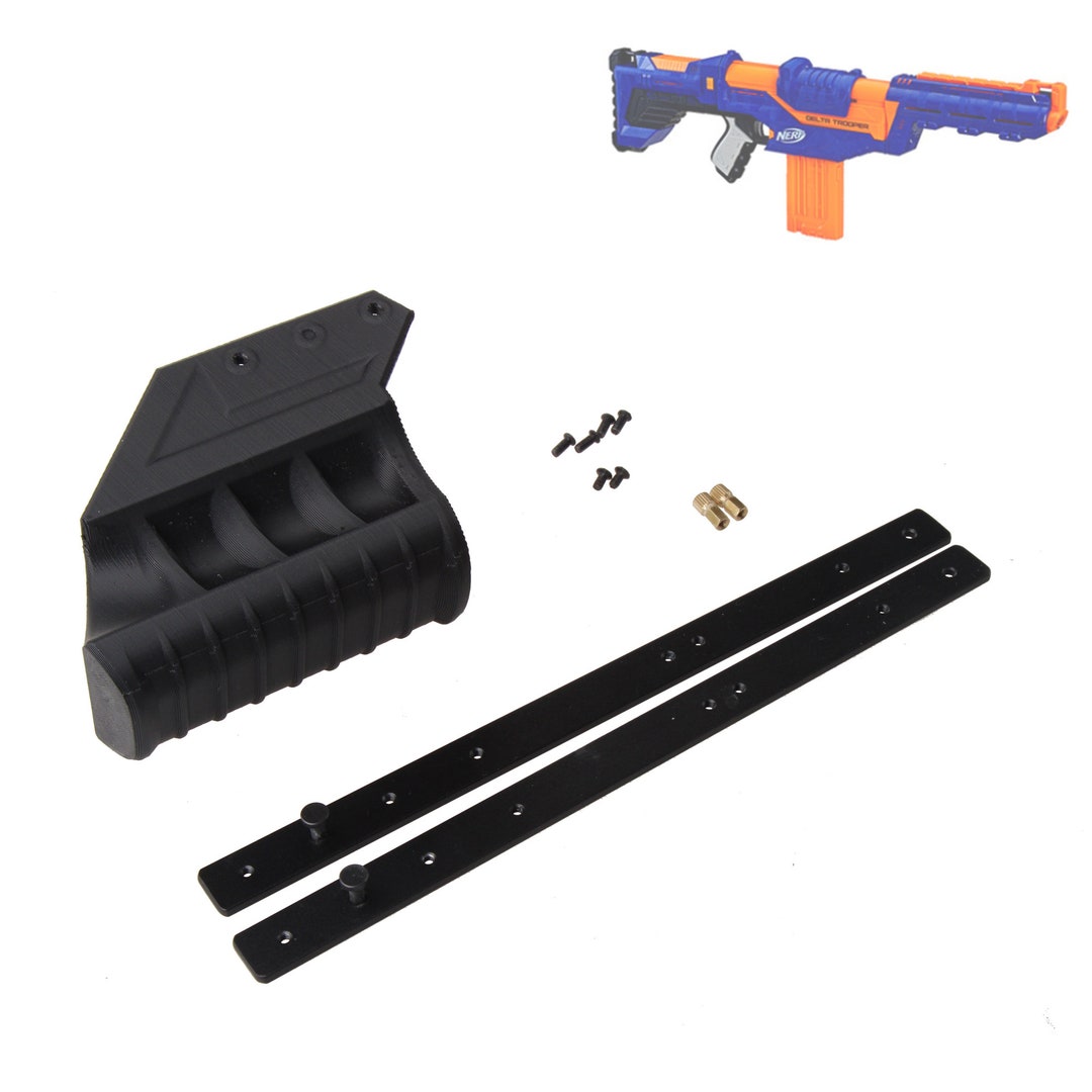Worker MOD Pump Grip Priming Kit 3D Printed for Nerf Delta Trooper ...