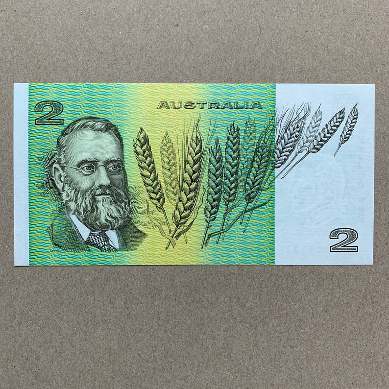1985 Australian 2 Dollars Banknote. Australia Currency.john - Etsy
