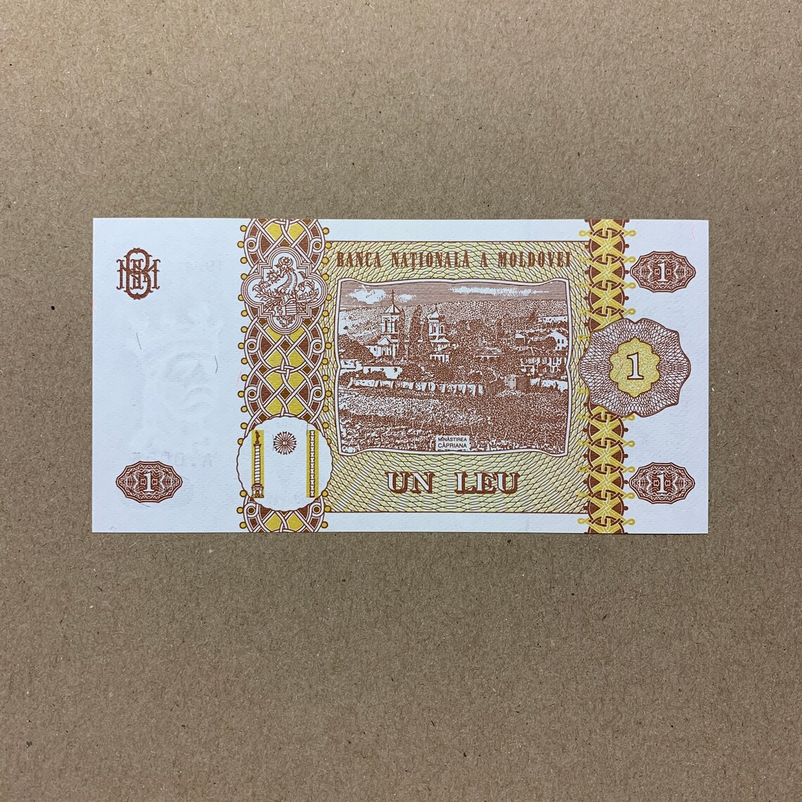 Moldavian 1 Leu Banknote. Moldova Currency. King Stefan Notes. | Etsy