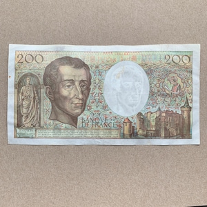 200 French Francs Banknote. France Currency. Pre Euro Notes - Etsy
