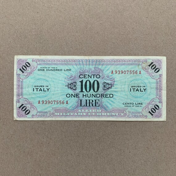 Italian Currency Ww2