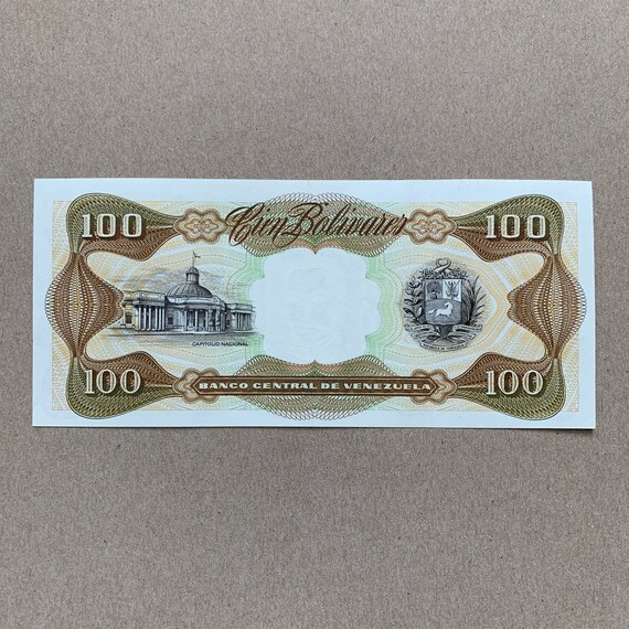 Bolivar Currency Foreign Currency Venezuela 100 DIGITALES Digital ...