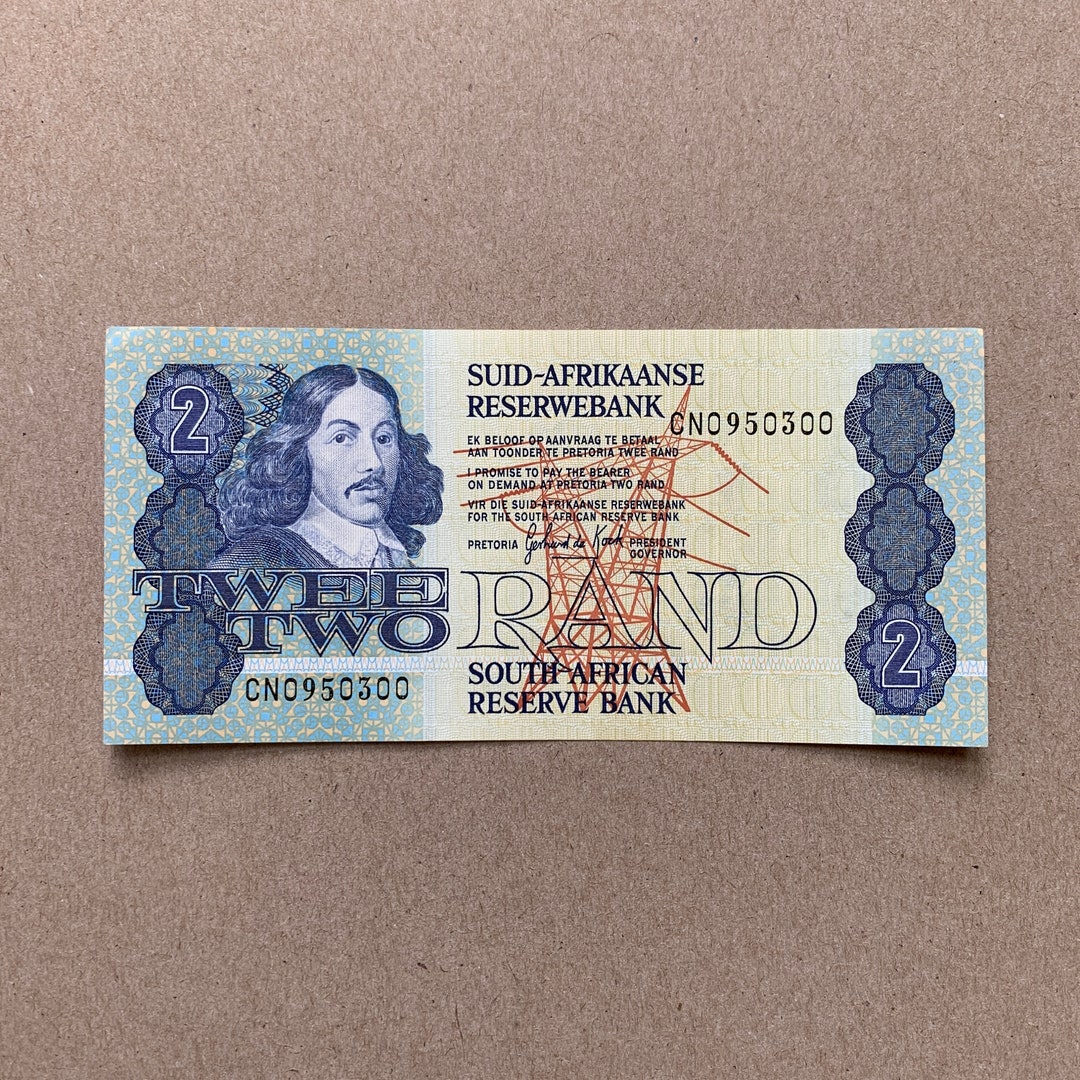 South African 2 Rand Banknote. South Africa Currency the Country of ...