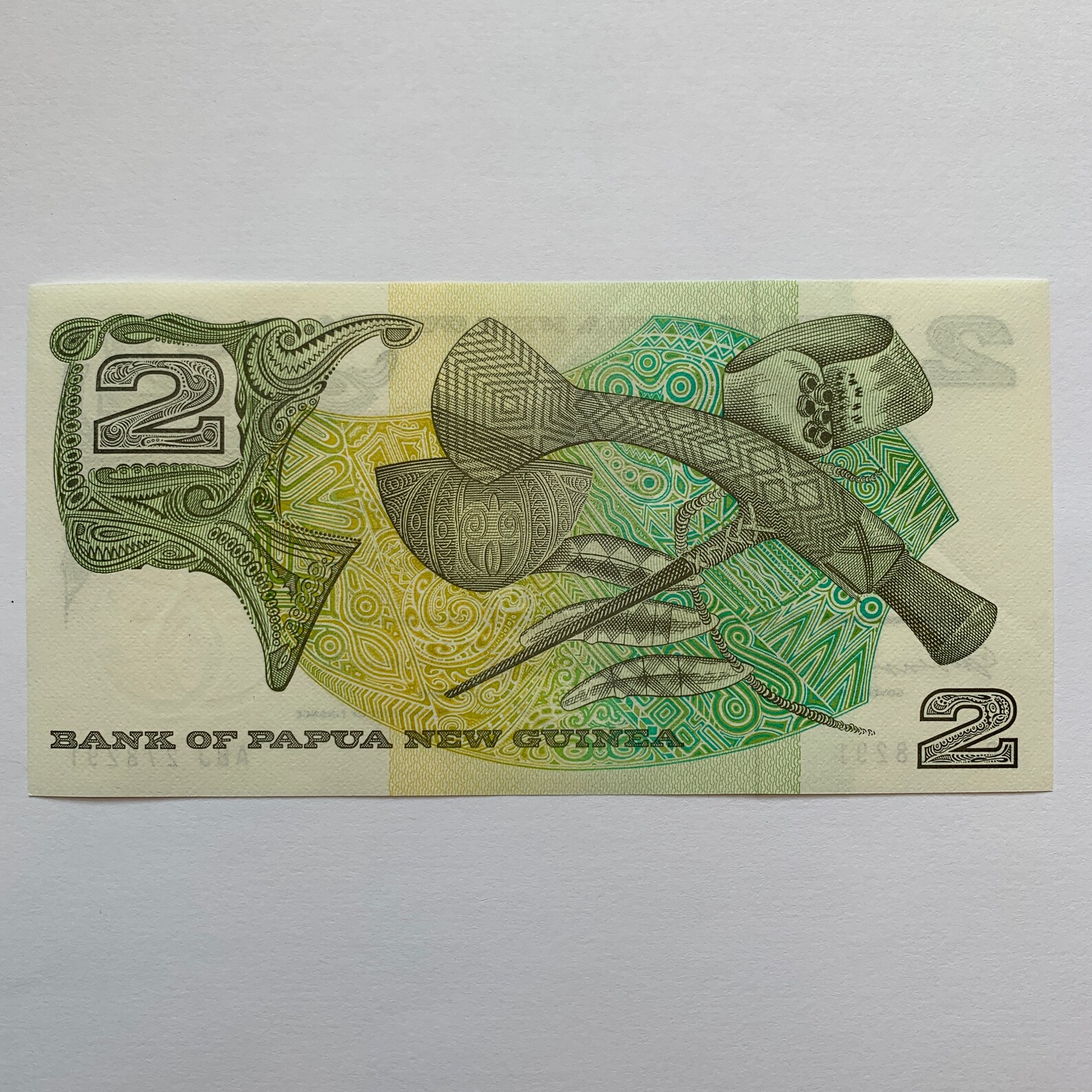 1975 Papua New Guinea 2 Kina Banknote. Oceania Currency. Note. - Etsy