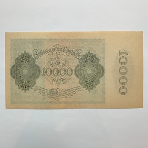 German VAMPIRE Notes. Large 10,000 Mark UNC Banknote 19.1.1922. Germany ...