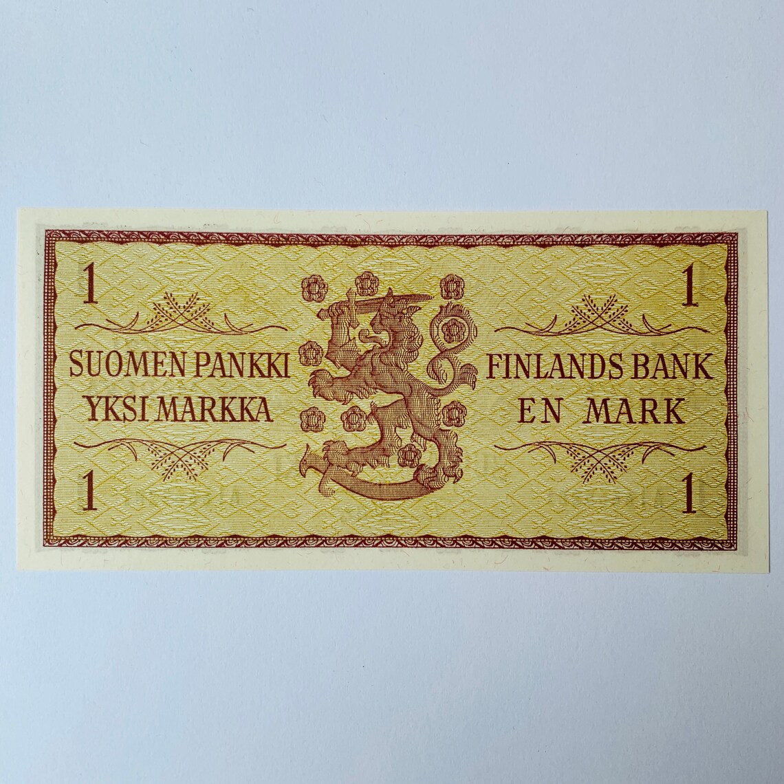 1963 Finnish Markka Banknote. Fin Currency. Scandinavian Note. - Etsy
