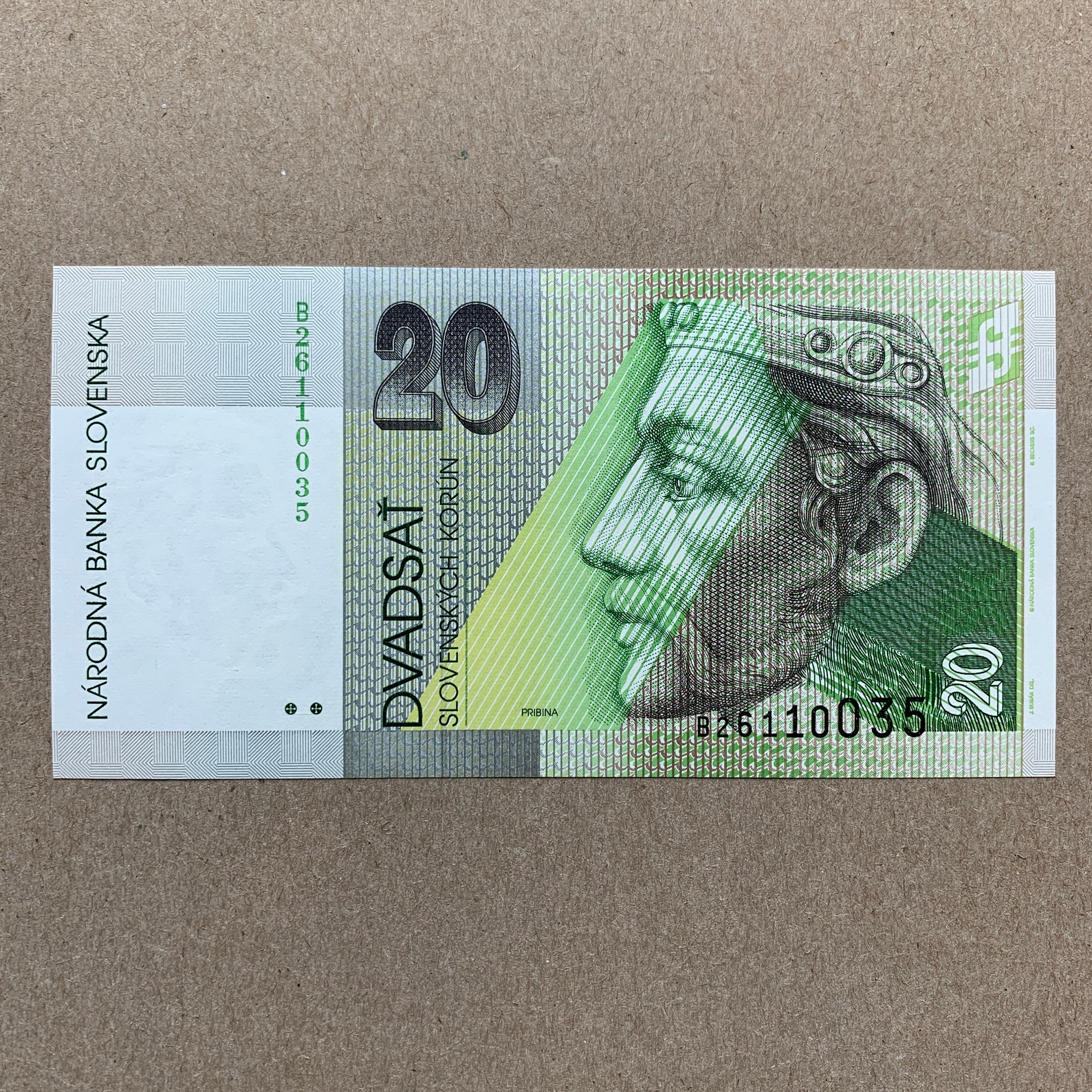 1993 Slovak 20 Korun Banknote. Slovakia Currency. Prince | Etsy