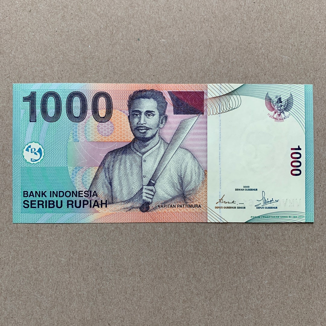 Beautiful indonesian 1000 Rupiah Banknote. Indonesia Currency. World ...