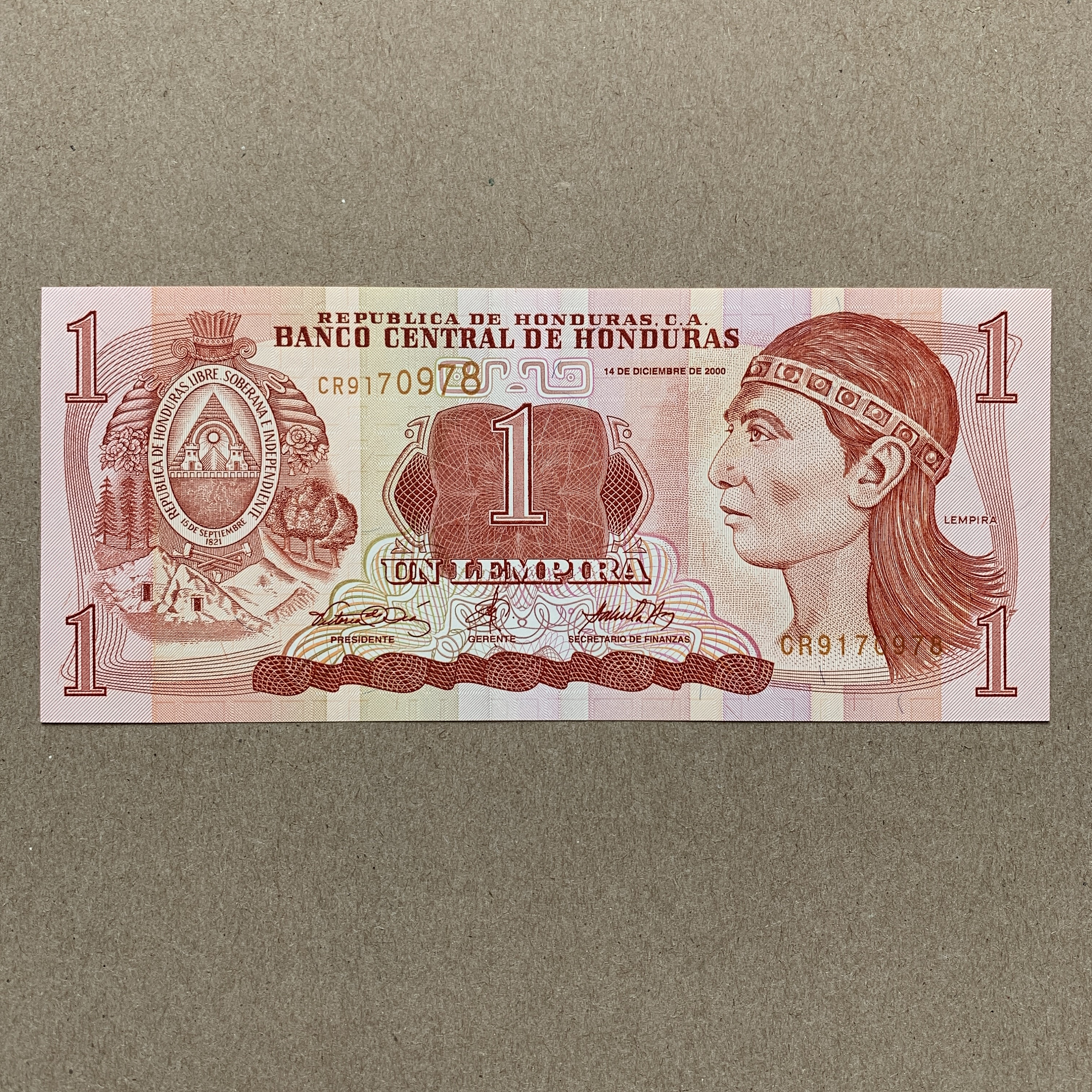 Lempira Honduras Banknote