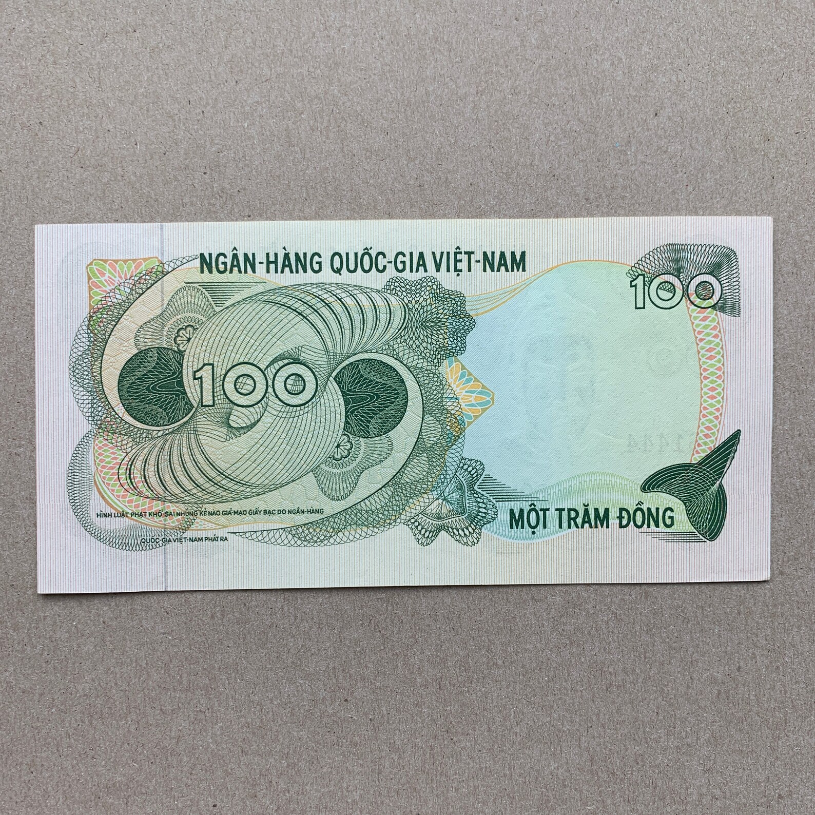 Vietnam War Era South Vietnamese 100 Dong Banknote. Asian - Etsy
