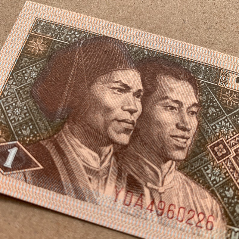 1980 One Two and Five Jiao Banknote Set. small Currencies - Etsy