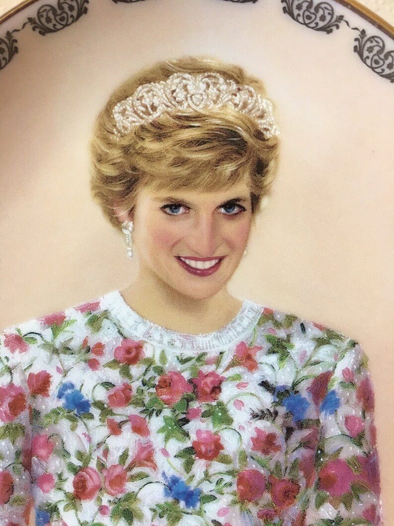 Princess Diana a True Princess Collectors Plate. Bradford Exchange 1998 ...