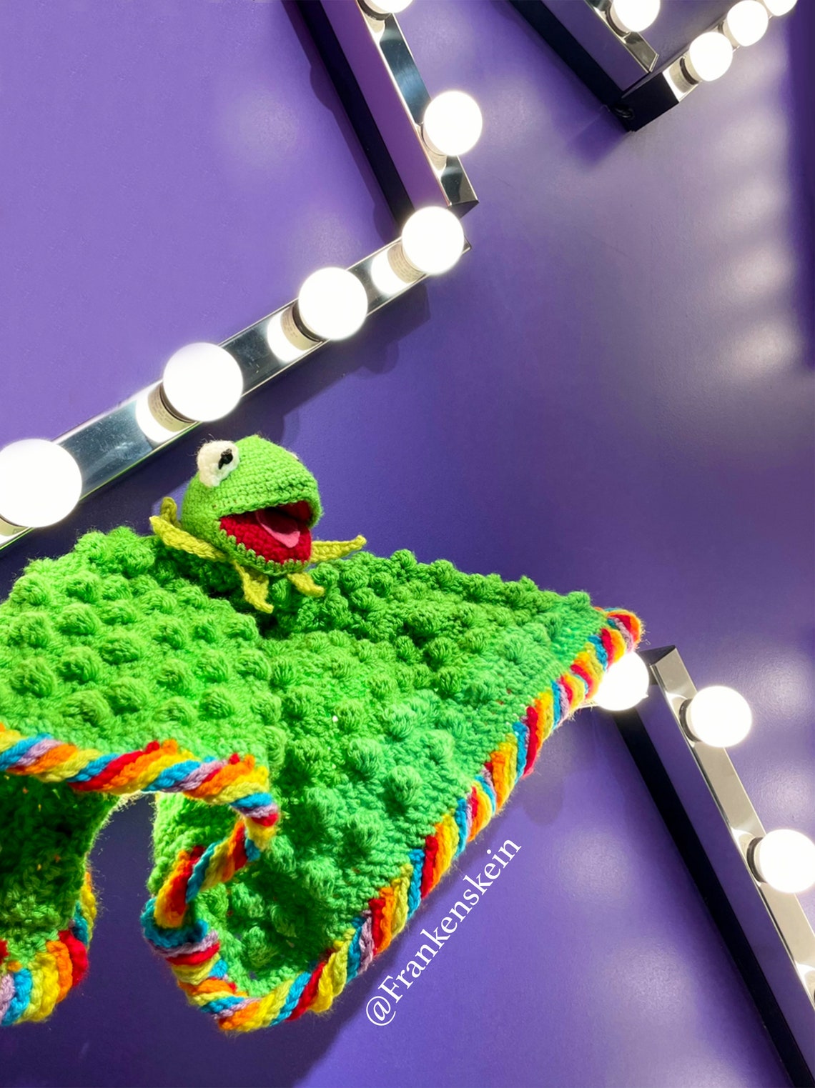 Kernit Frog Lovey PDF CROCHET PATTERN - Etsy