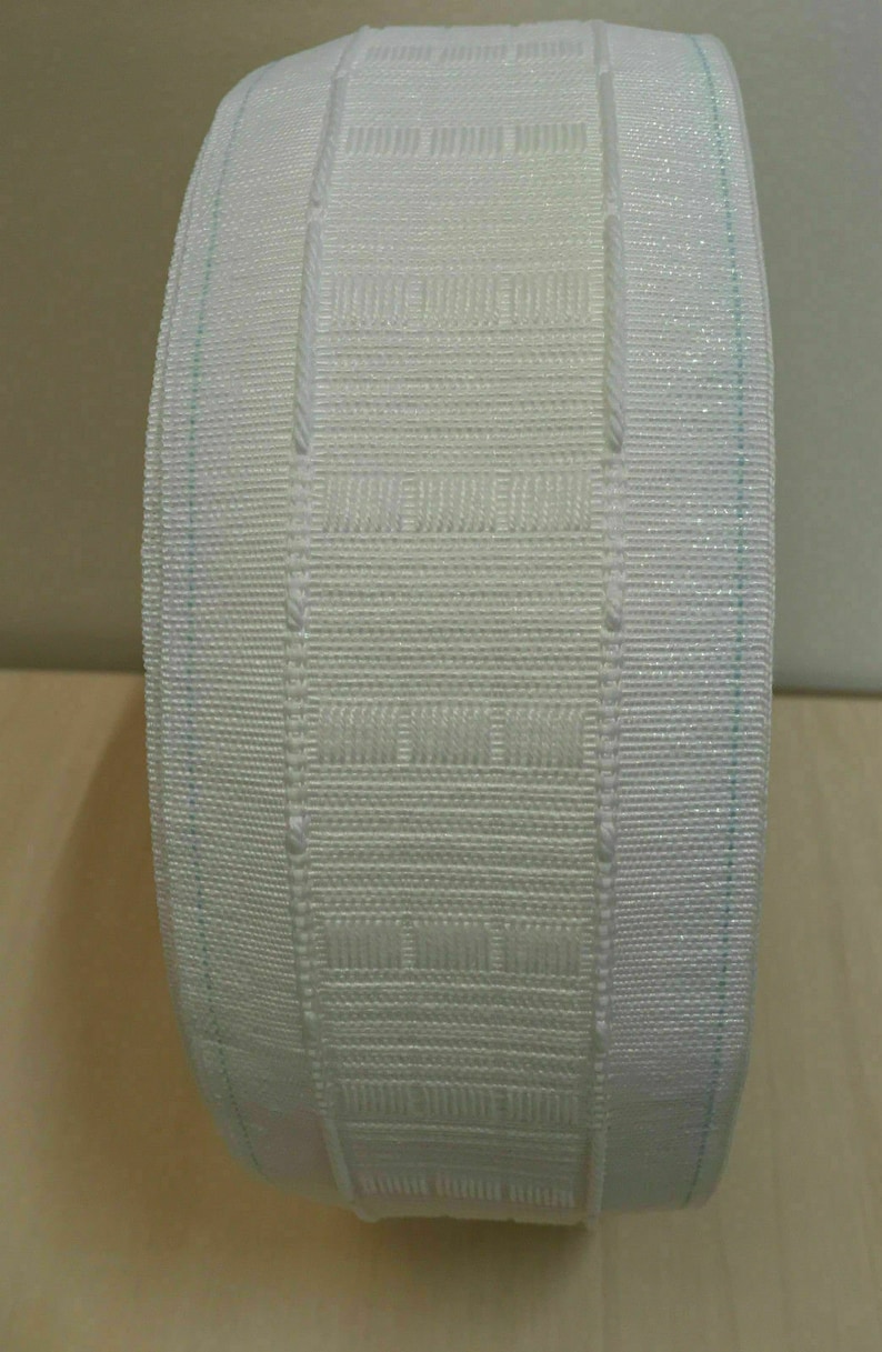 Triple Pleat Curtain Heading/header Tape 10 Metres X 3 INCH - Etsy