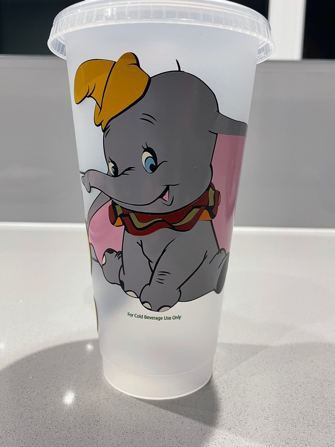 UK Disney Character Dumbo the Flying Elephant 24oz Starbucks - Etsy