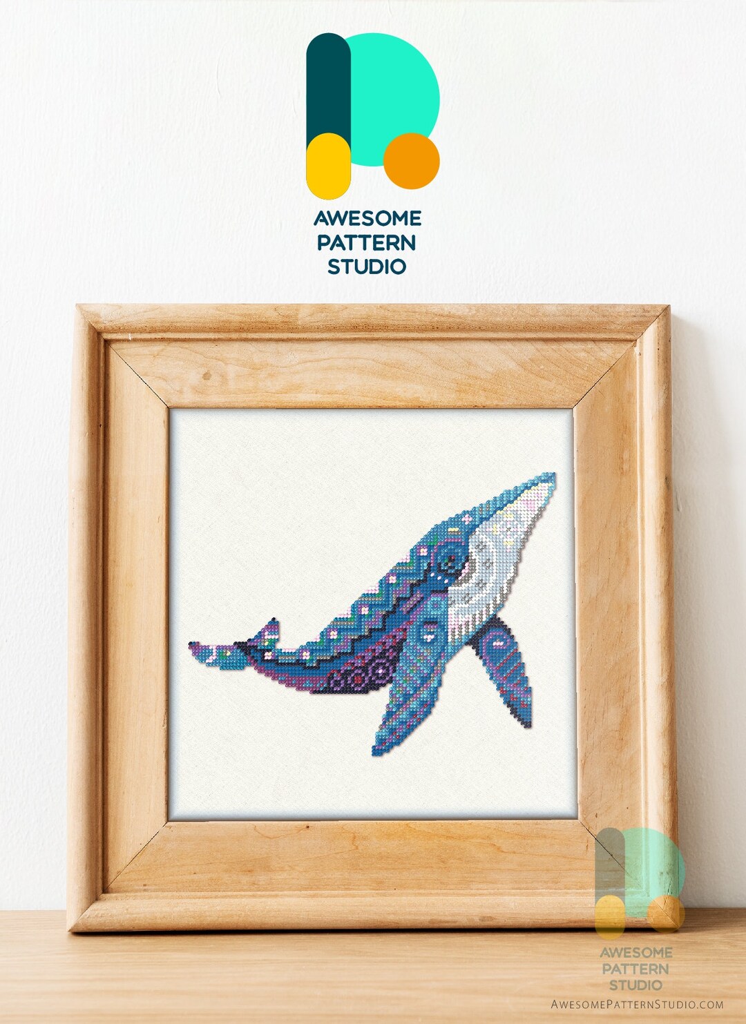 Humpback Whale B1285 Beading Embroidery Pattern Bead - Etsy