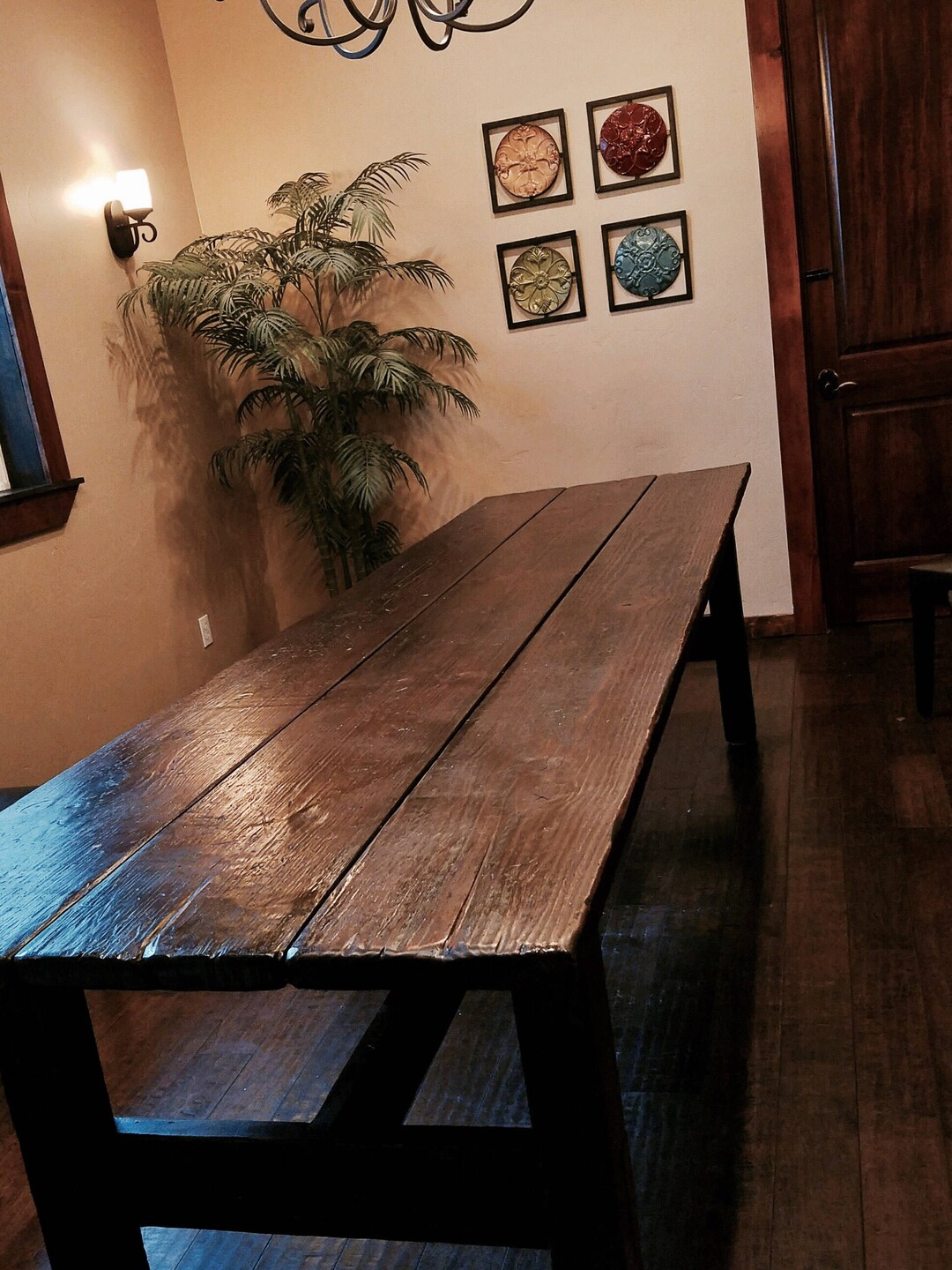 Rustic Dining Table - Etsy