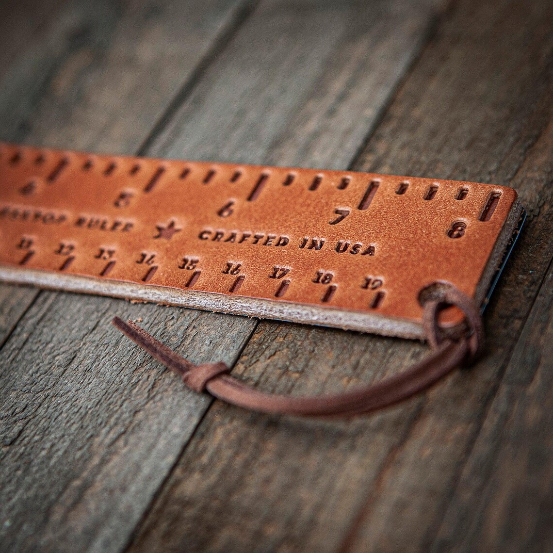 Leather Desktop Ruler - Etsy