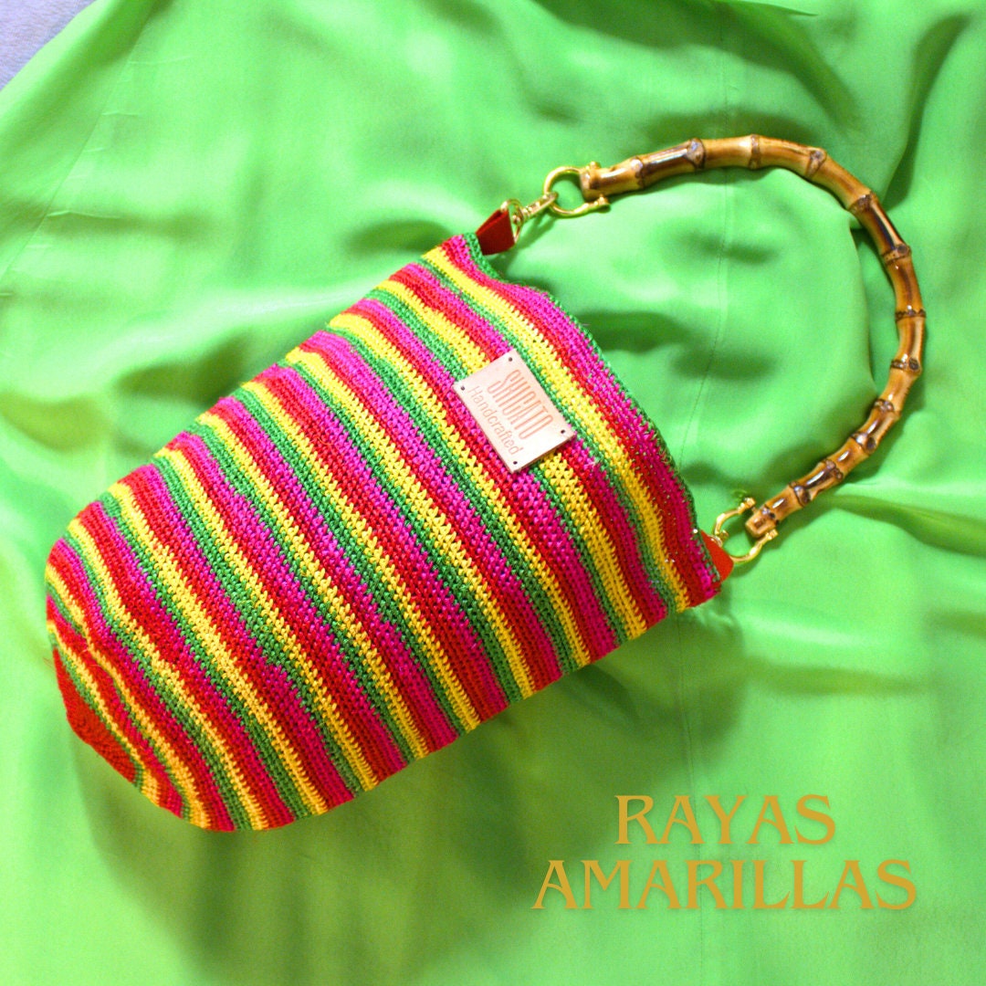 Multicolor Handwoven Agave Bag, Unique Pice, Shigra - Etsy