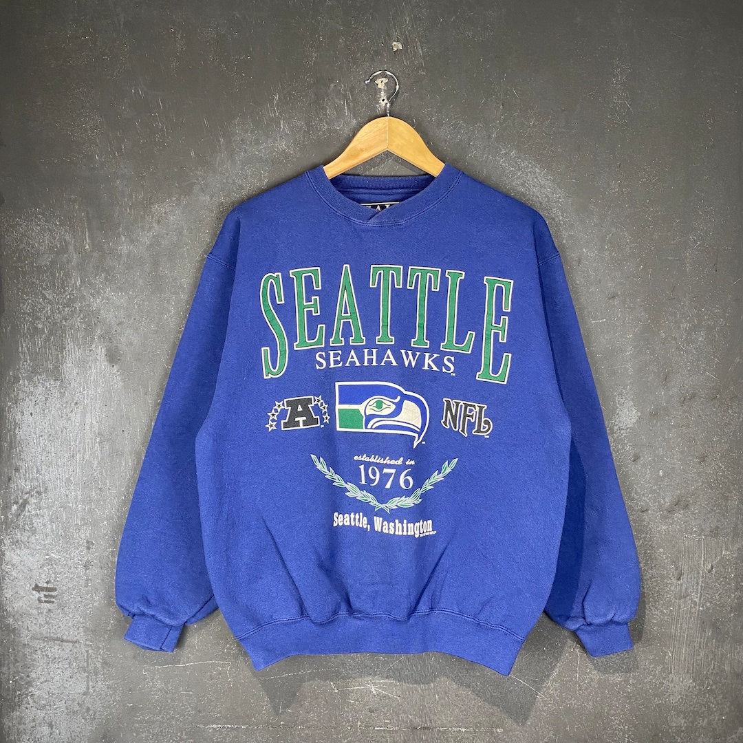 Extremely Rare Vintge 90s 1995 NFL Seattle Seahawks Washington Boxy ...