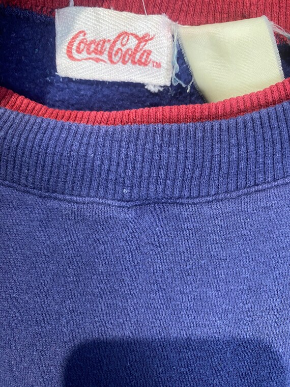 Rare Vintage 90s Coca Cola Tricolour Baggy Boxy Overs… - Gem