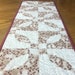 Rose Dream Valentine Pre-cut Table Runner Quilt Kit From Quiltiesisters - Etsy