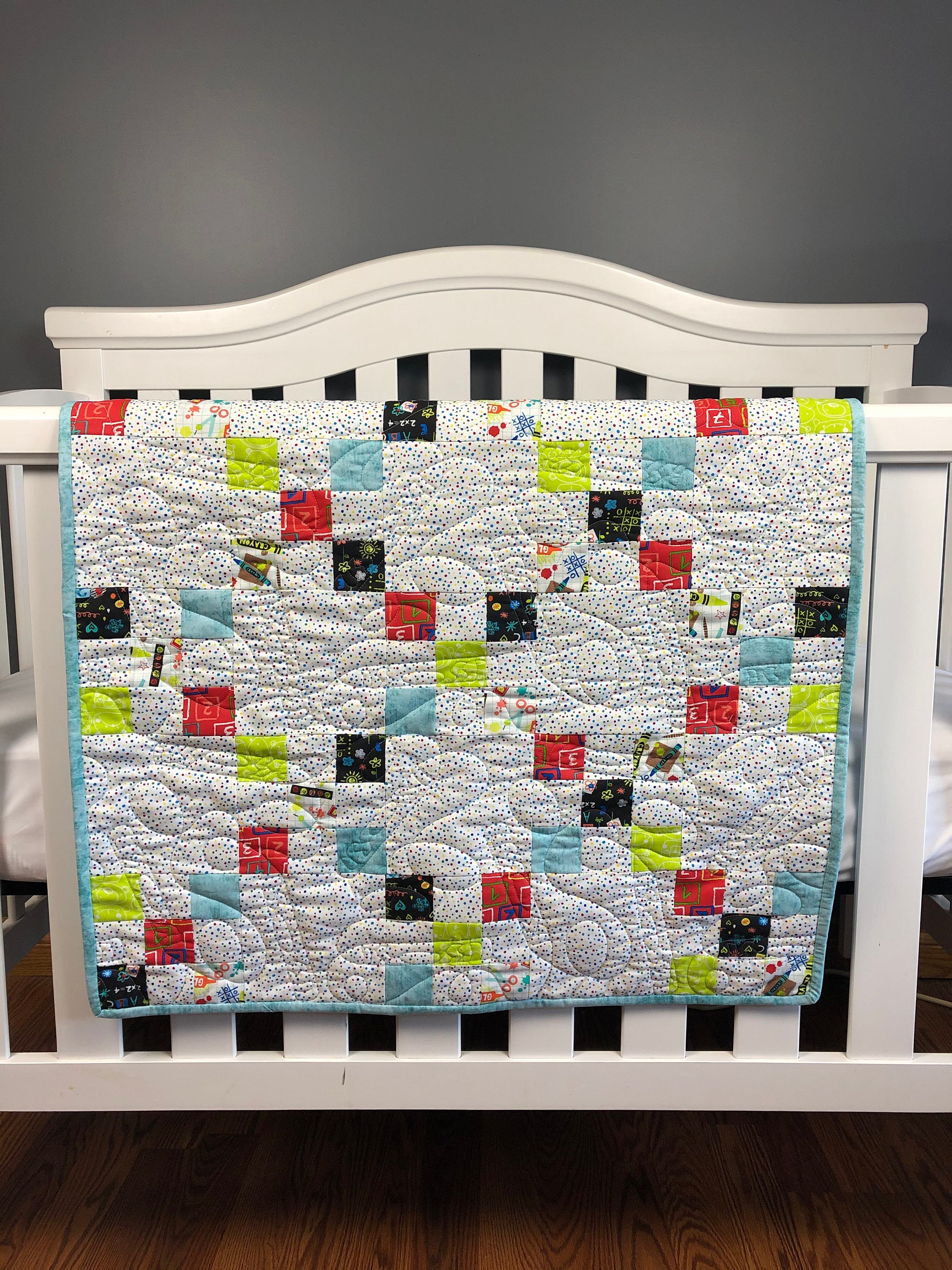 Baby Quilt Kit Irish Chain Quilt Irish Chain Baby Quilt Kit | Etsy Canada