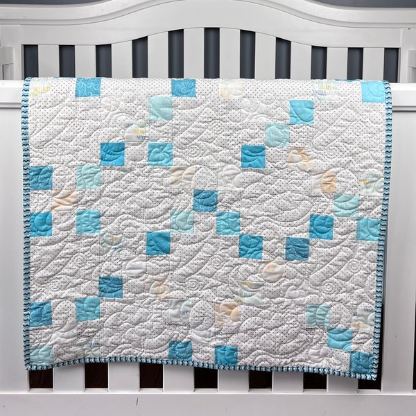 Baby Boy Crib Quilt - Etsy
