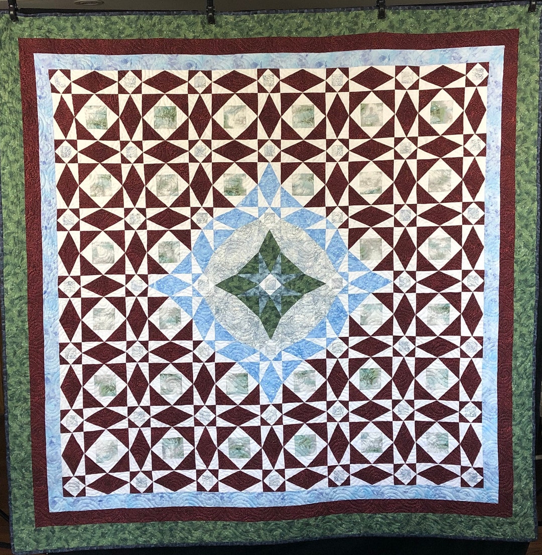 Storm at Sea Quilt Kit Tempest to Tranquility From Quiltiesisters. All ...