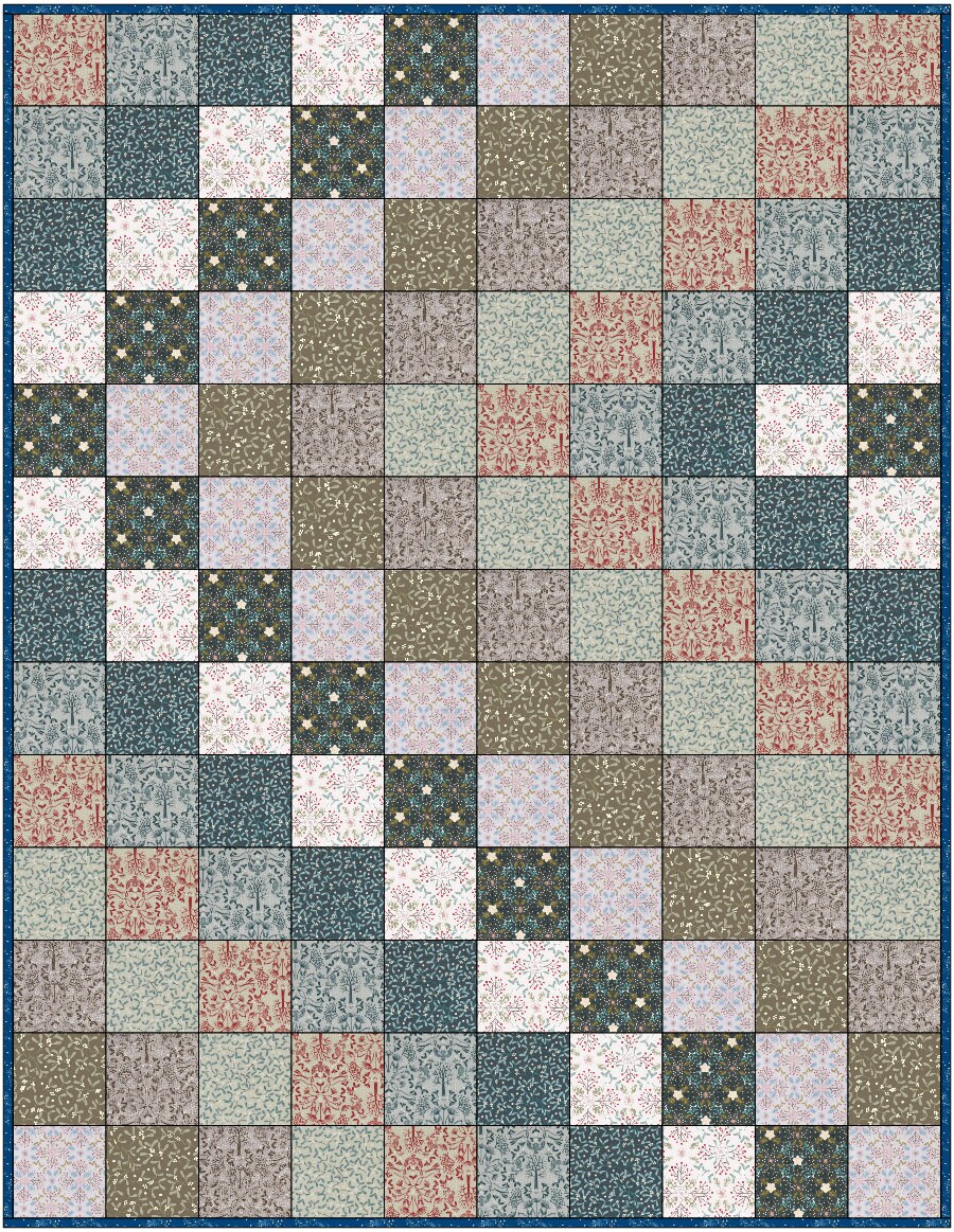 Bluebell Woods Charm Pack Throw Size Quilt Kit Quilt Kit for - Etsy