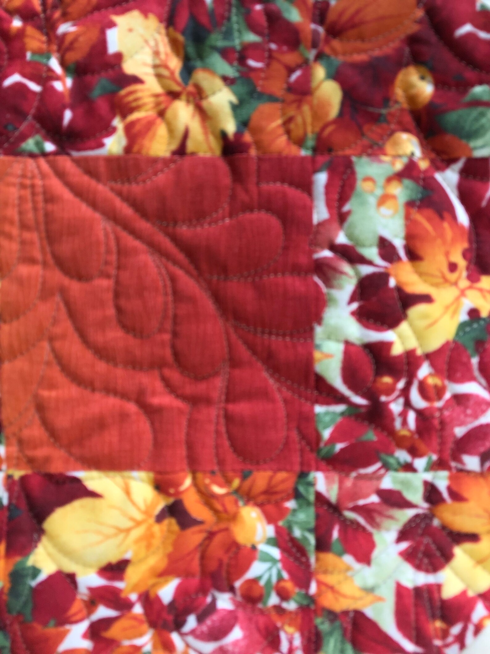 Fall Table Runner Quilt Kit in Wreath Design From - Etsy