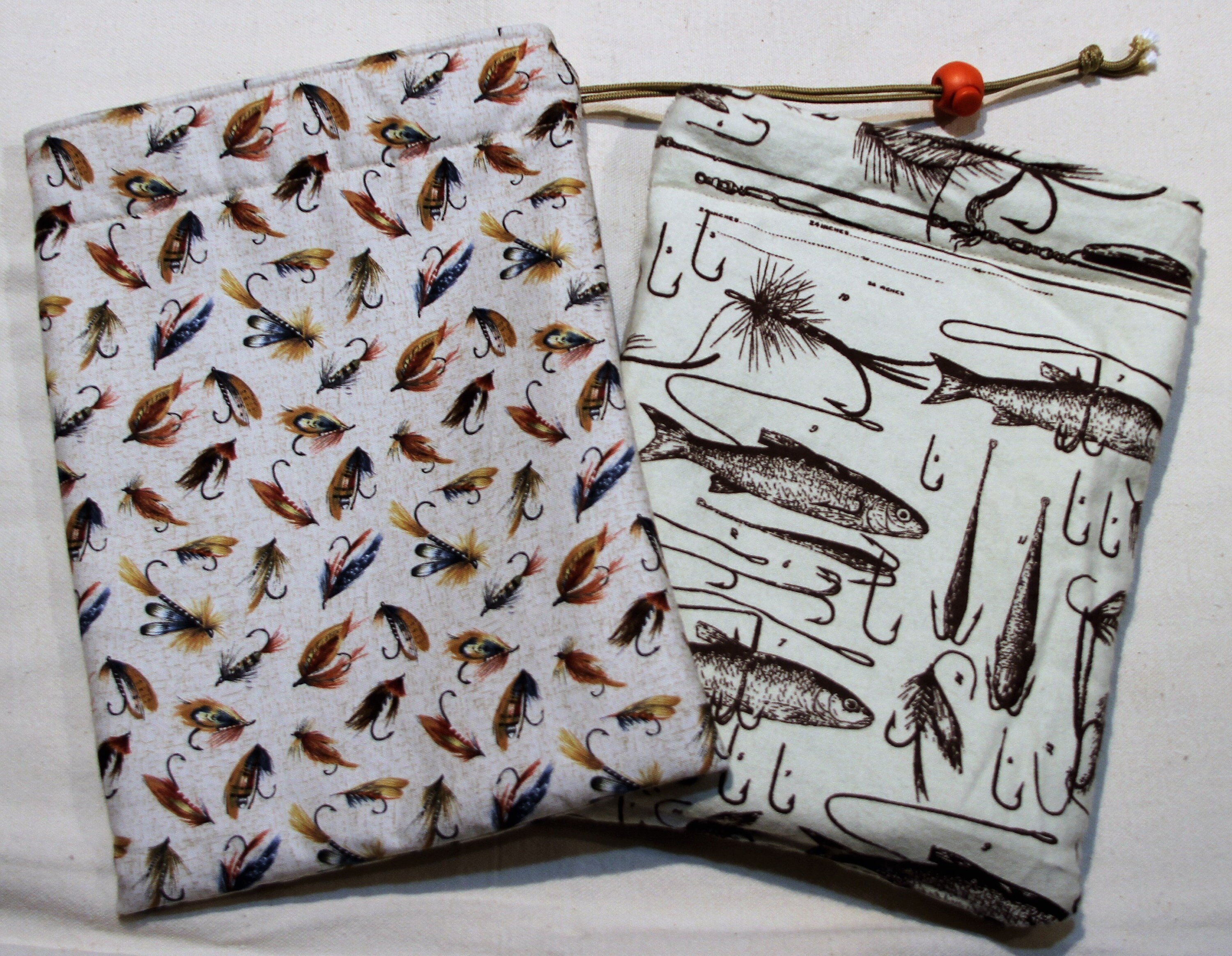 Reel Cover, Going Trout Fishing Padded Reversible Reel Cover, Fishing ...